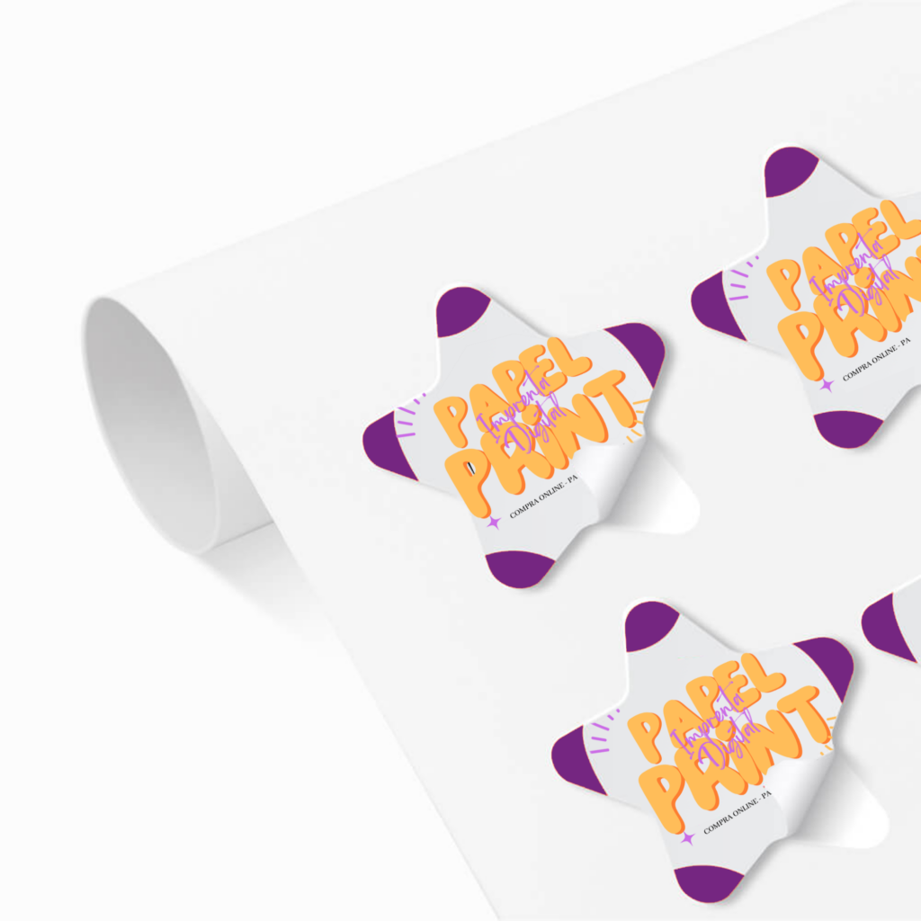 Sticker Personalizados troquelados - Papel print Chile
